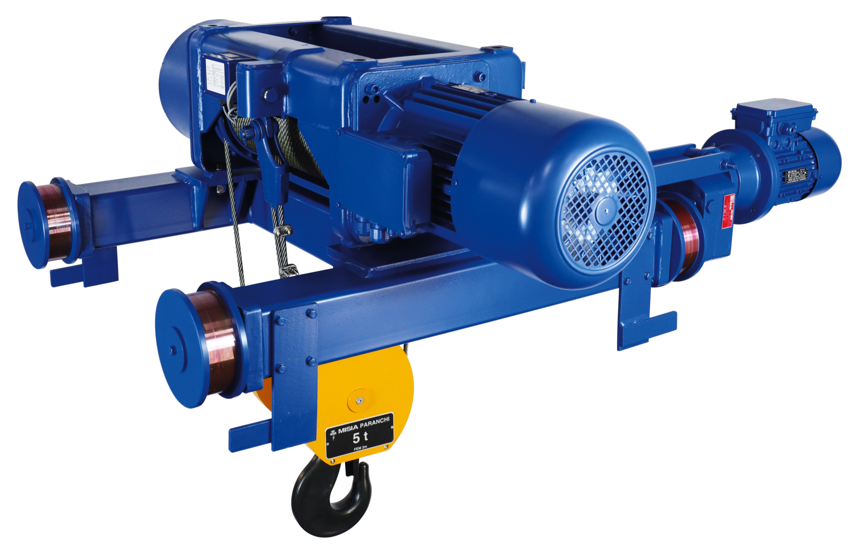 Disegni paranco con carrello bitrave – Misia srl